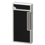 SD6-15 SAROME LIGHTERS SILVER/BLK EPOXY RESIN - Ideax Gift Gallery